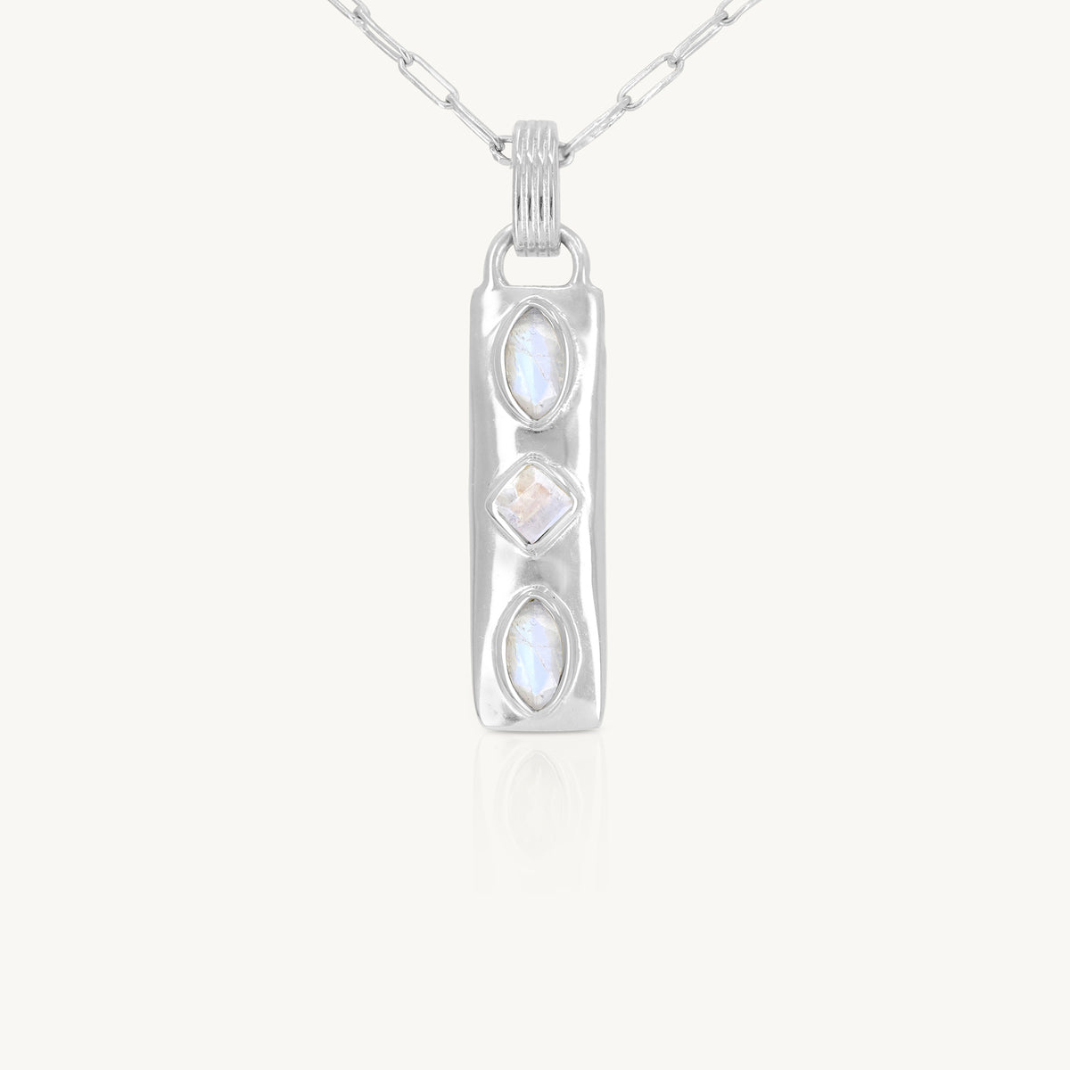 Coronet Moonstone Silver Necklace – ToniMay