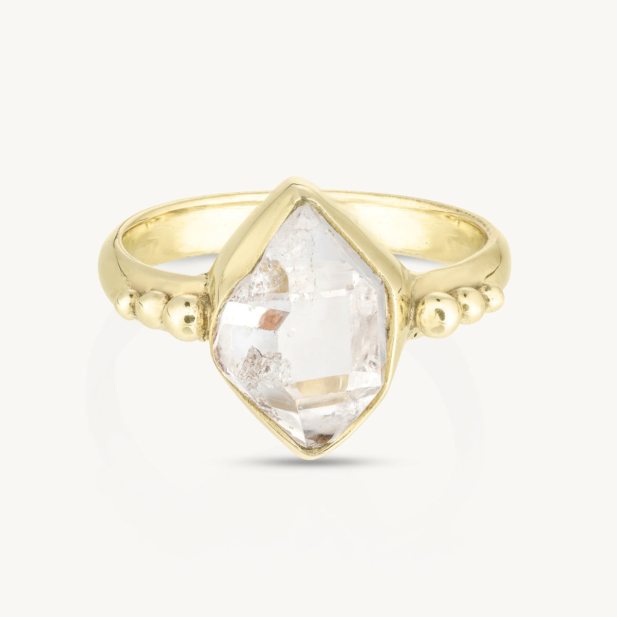 Herkimer Diamond Gold Ring – ToniMay