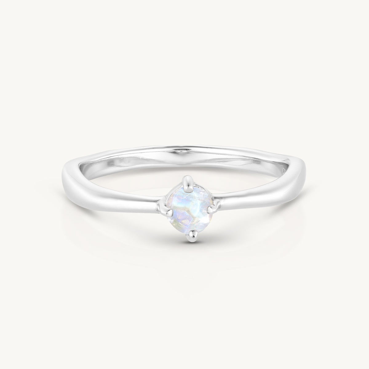 October Opal Silver Birthstone Ring – ToniMay