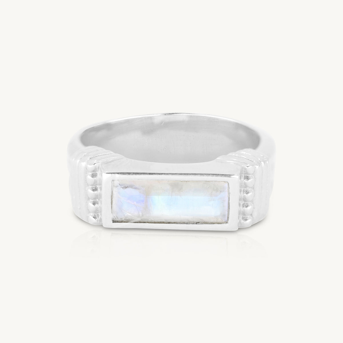 Phoebe Moonstone Silver Ring – ToniMay