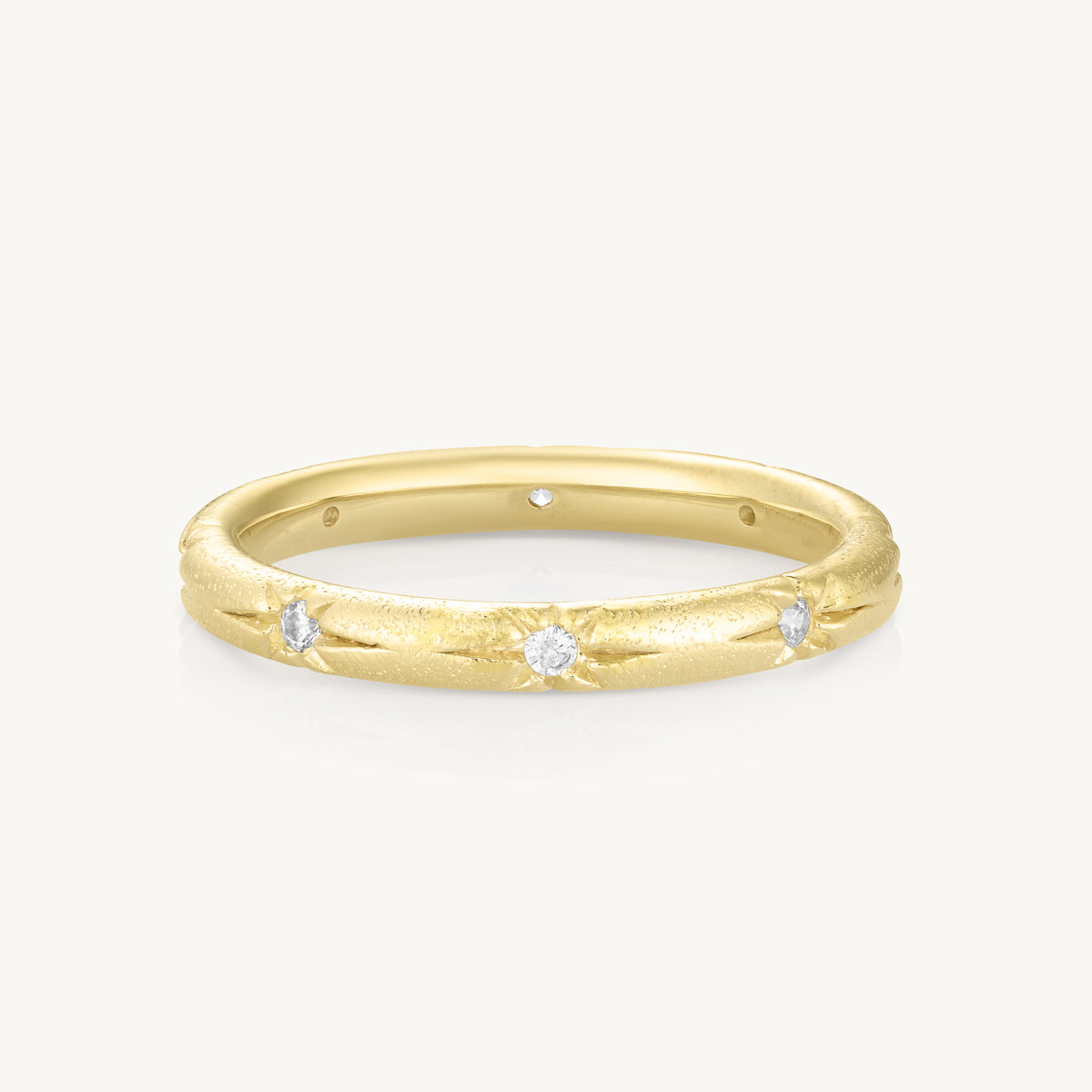 Starburst Gold Stacking Band – ToniMay
