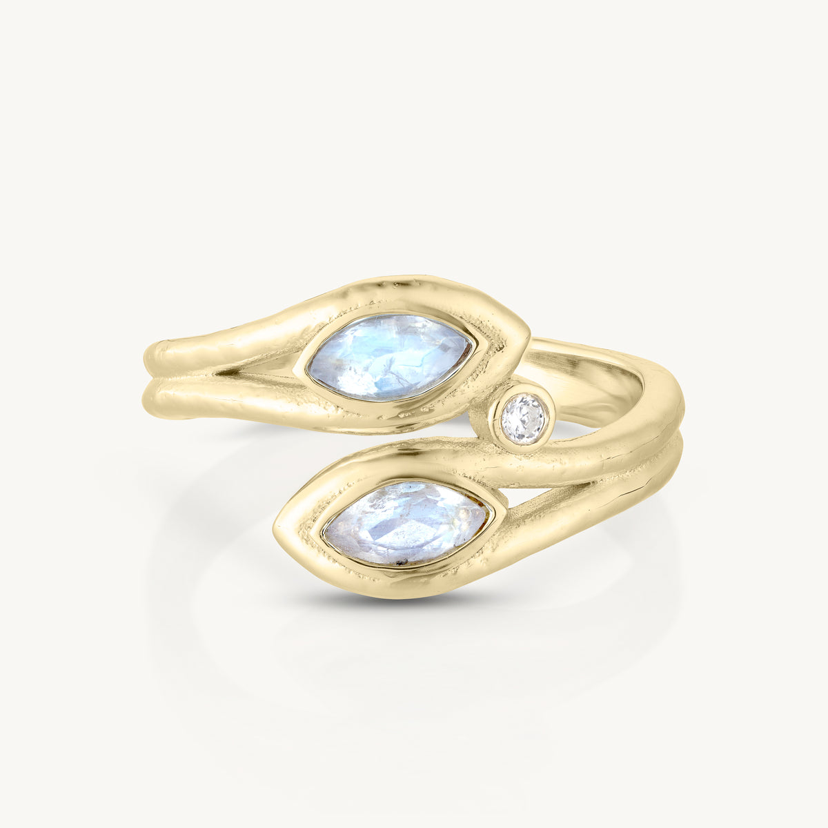 Zephyr Moonstone Gold Ring – ToniMay