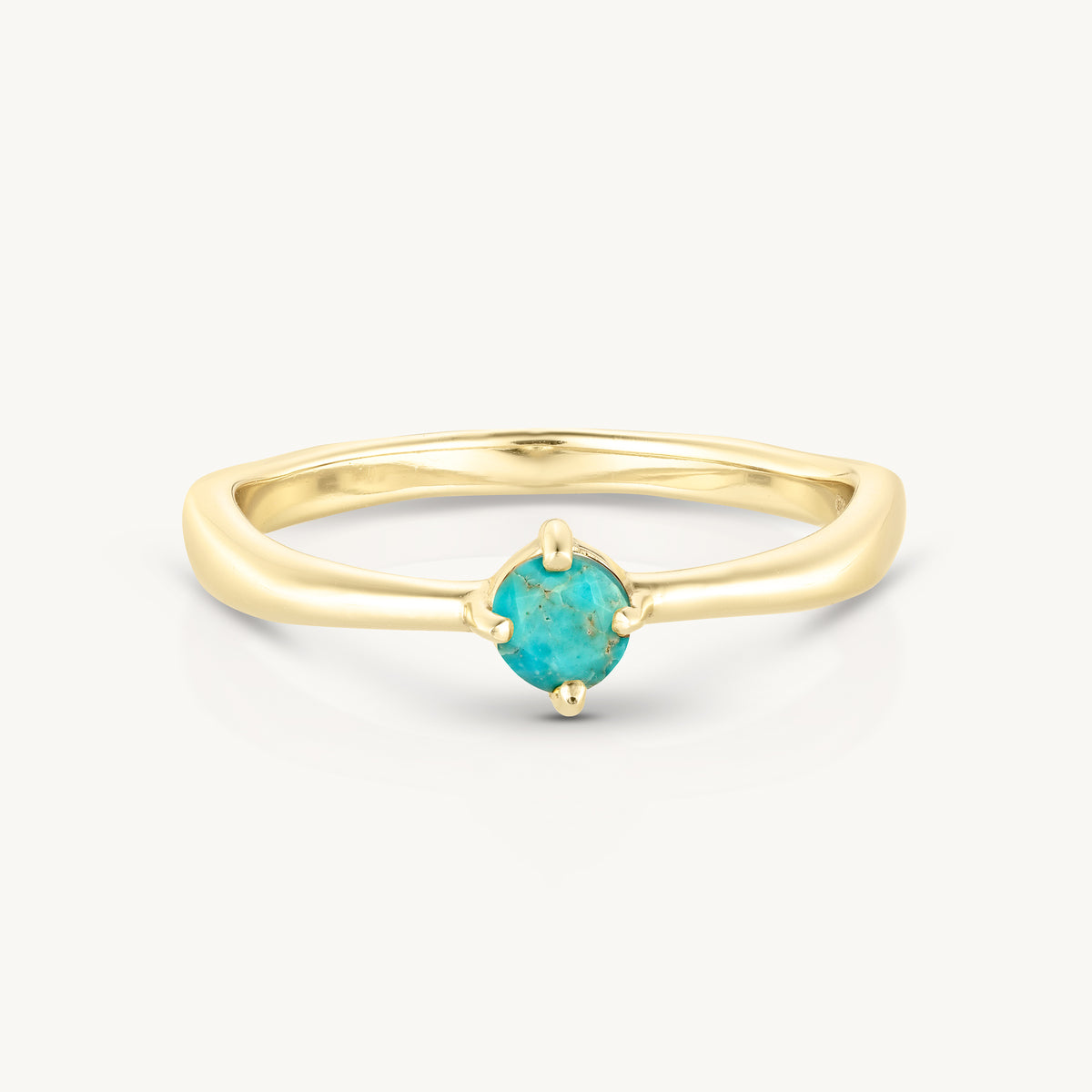 December Turquoise Gold Birthstone Ring – ToniMay
