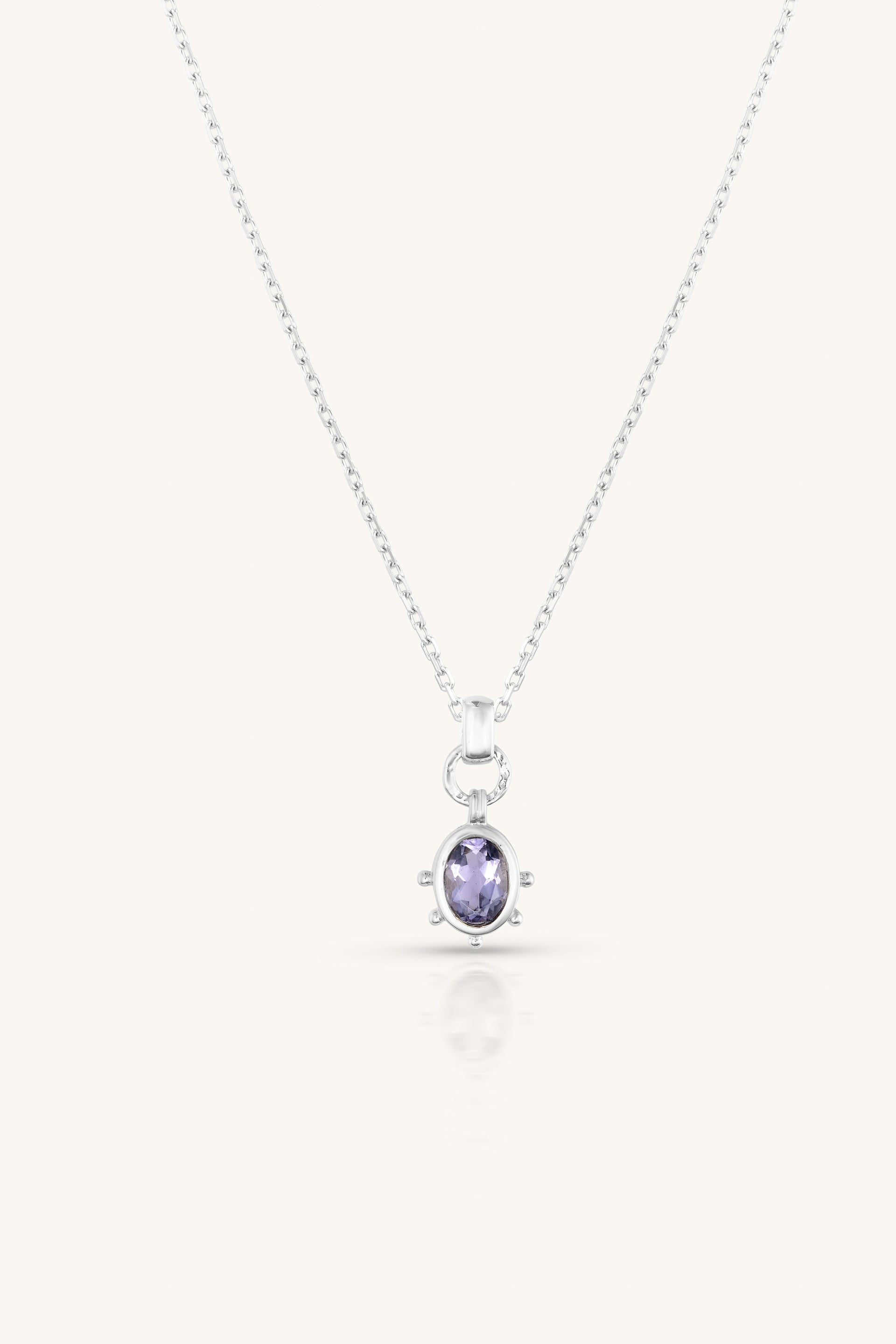Gia Iolite Silver Necklace – ToniMay