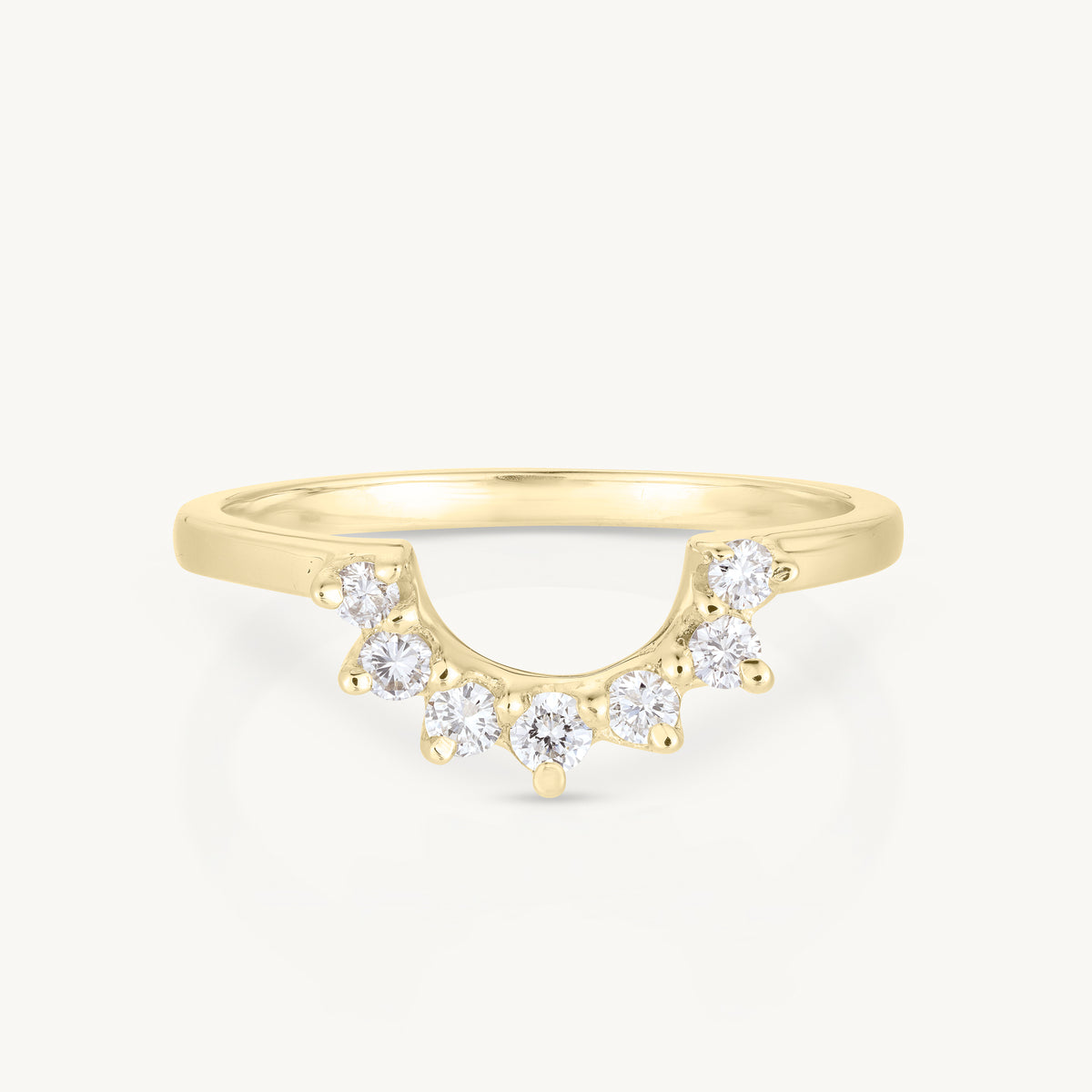 Diamond Princess Yellow Gold Wedder – ToniMay