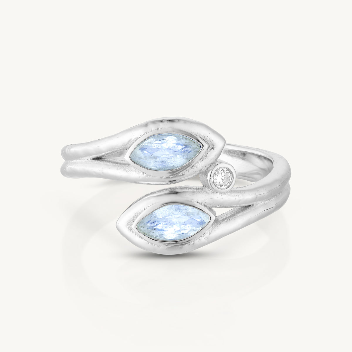 Zephyr Moonstone Silver Ring – ToniMay